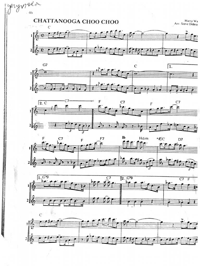 Chattanooga Choo Choo | PDF | Railway