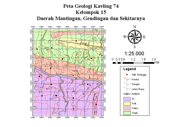 Layout Kavling - (10) Visualisasi Layout Peta | PDF
