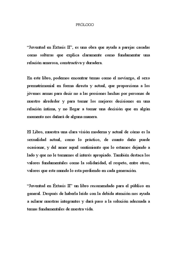 Juventud en +xtasis 2 | PDF | Juventud | Amor