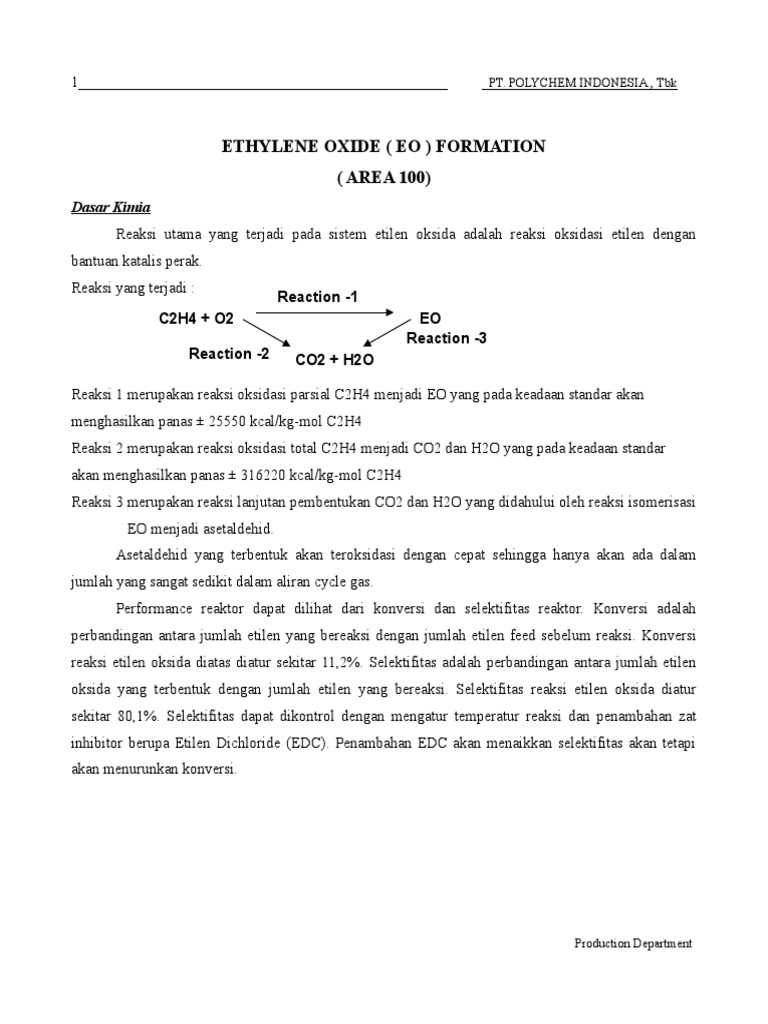 Proses PT Polychem Indonesia | PDF