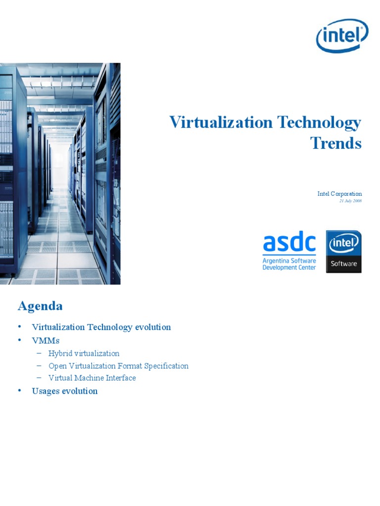 Virtualization Technology Trends: Intel Corporation | PDF | Virtualization | Virtual Machine