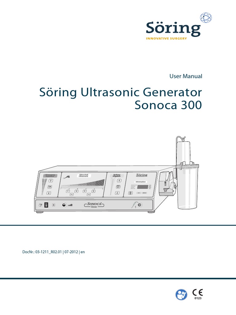 Soring Ultrasonic Generator Sonoca 300 PDF | Download Free PDF | Mains ...