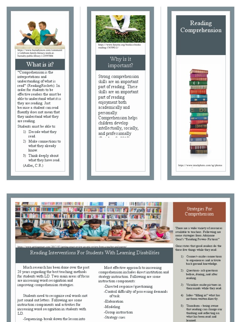 Comp Brocher | Download Free PDF | Reading Comprehension | Reading ...