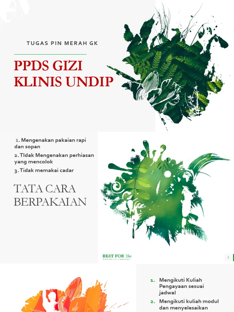 Ppds Gizi Klinis Undip Tugas | PDF