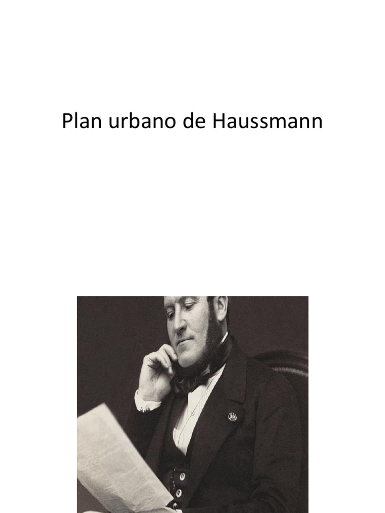 Plan Urbano de Haussmann en París | PDF | París