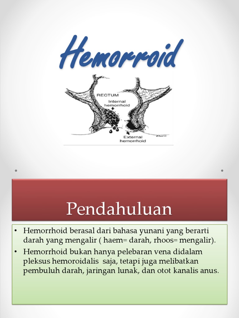 Panduan Lengkap Hemoroid: Gejala, Klasifikasi, dan Penatalaksanaan ...