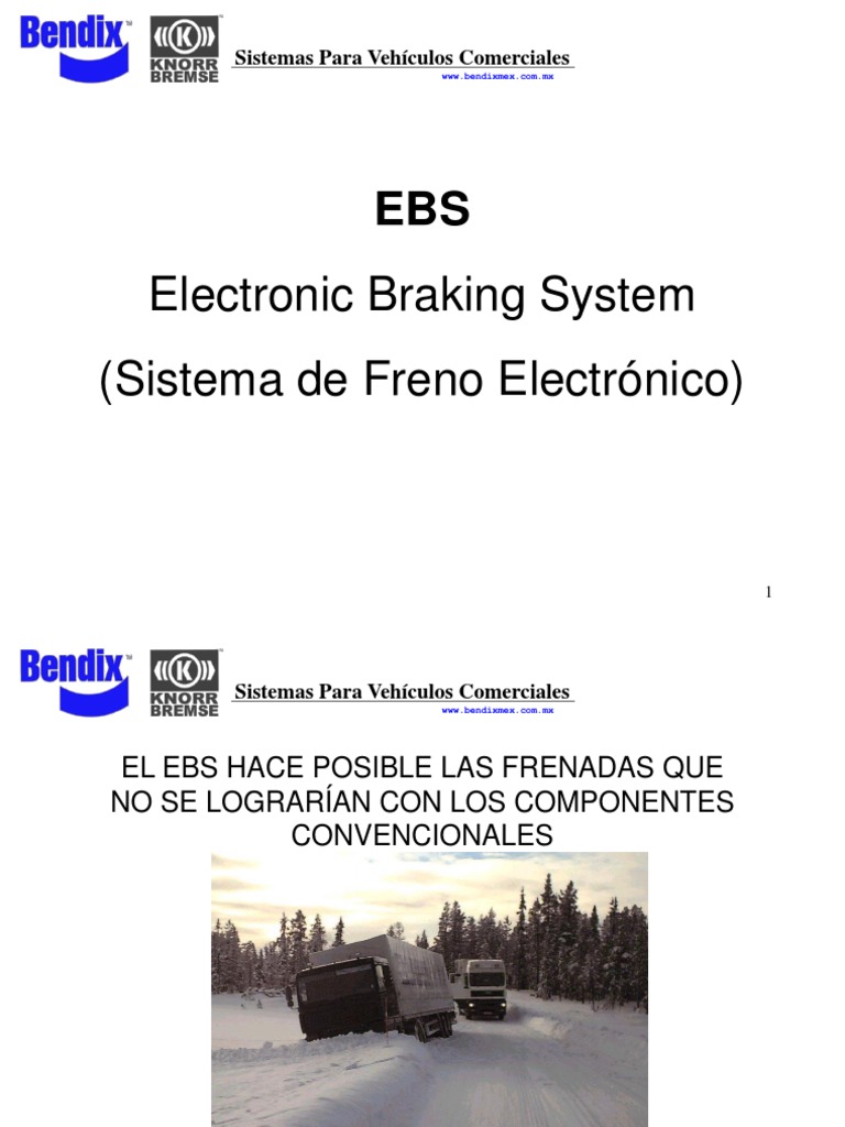 Ebs | PDF | Sistema de freno antibloqueo | Vehículo de motor