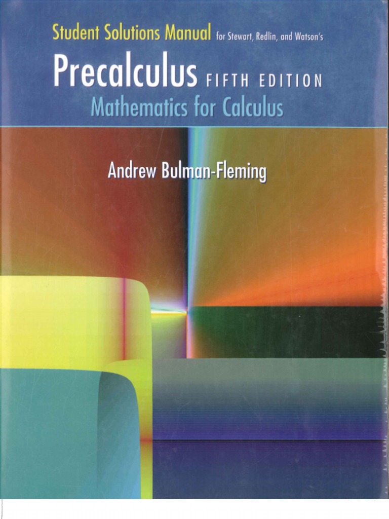 Solucionario de Precalculo PDF | PDF