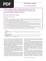 Örebro Musculoskeletal Pain Screening Score Guide | PDF