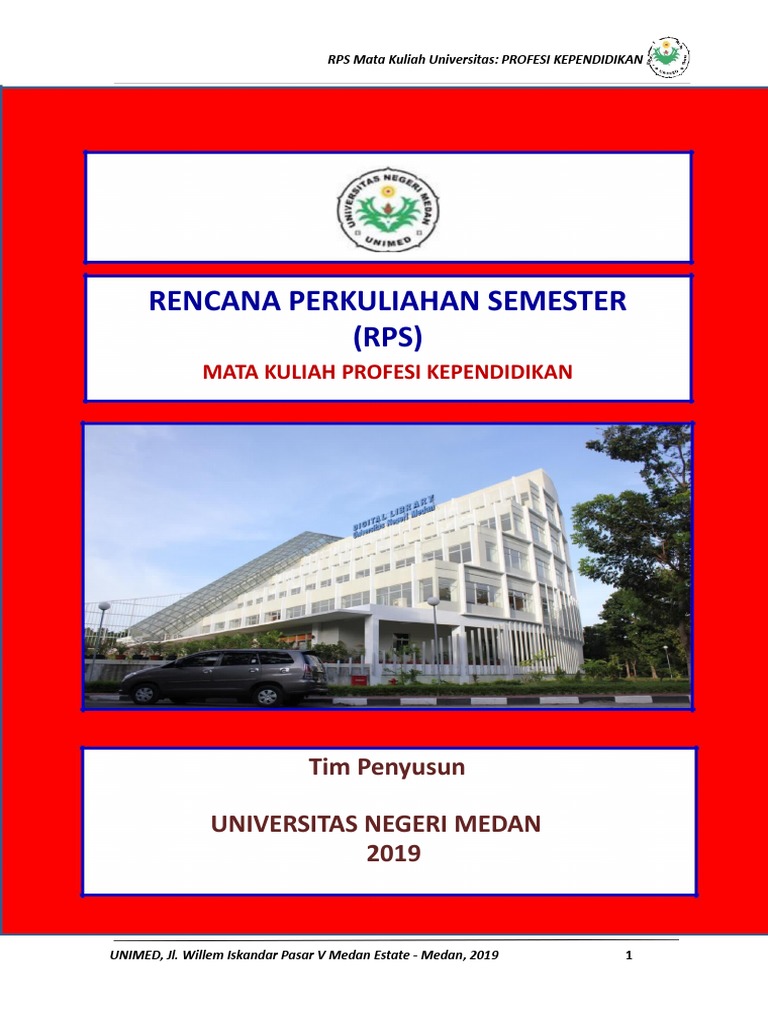 RPS Profesi Kependidikan 2019 | PDF