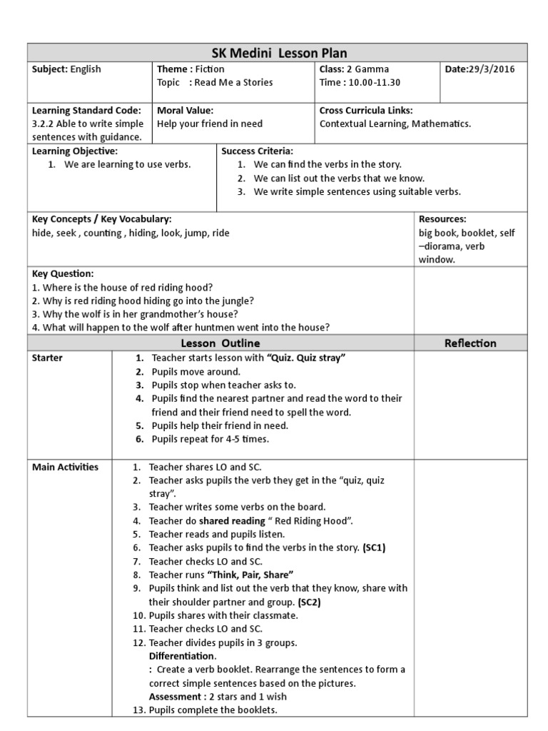 RPH English | PDF | English Language | Teachers