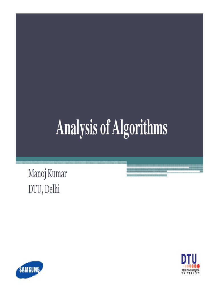 DSA MK Lect3 PDF | PDF | Algorithms And Data Structures | Applied Mathematics