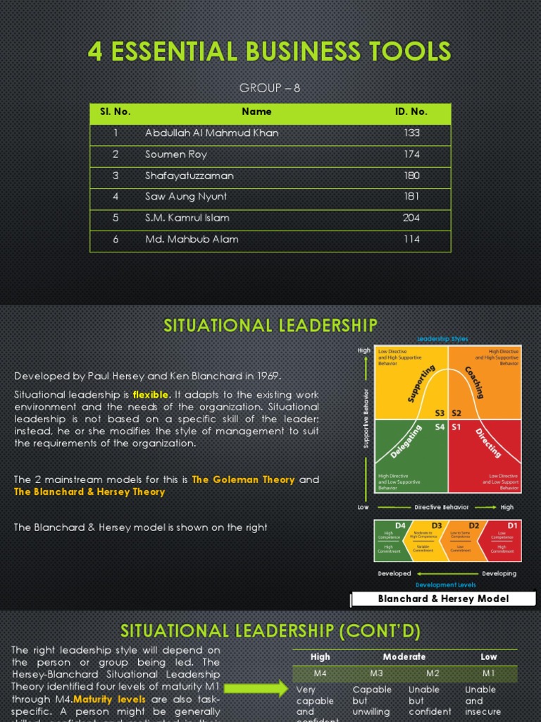 4 Essential Business Tools | Download Free PDF | Industrial And ...