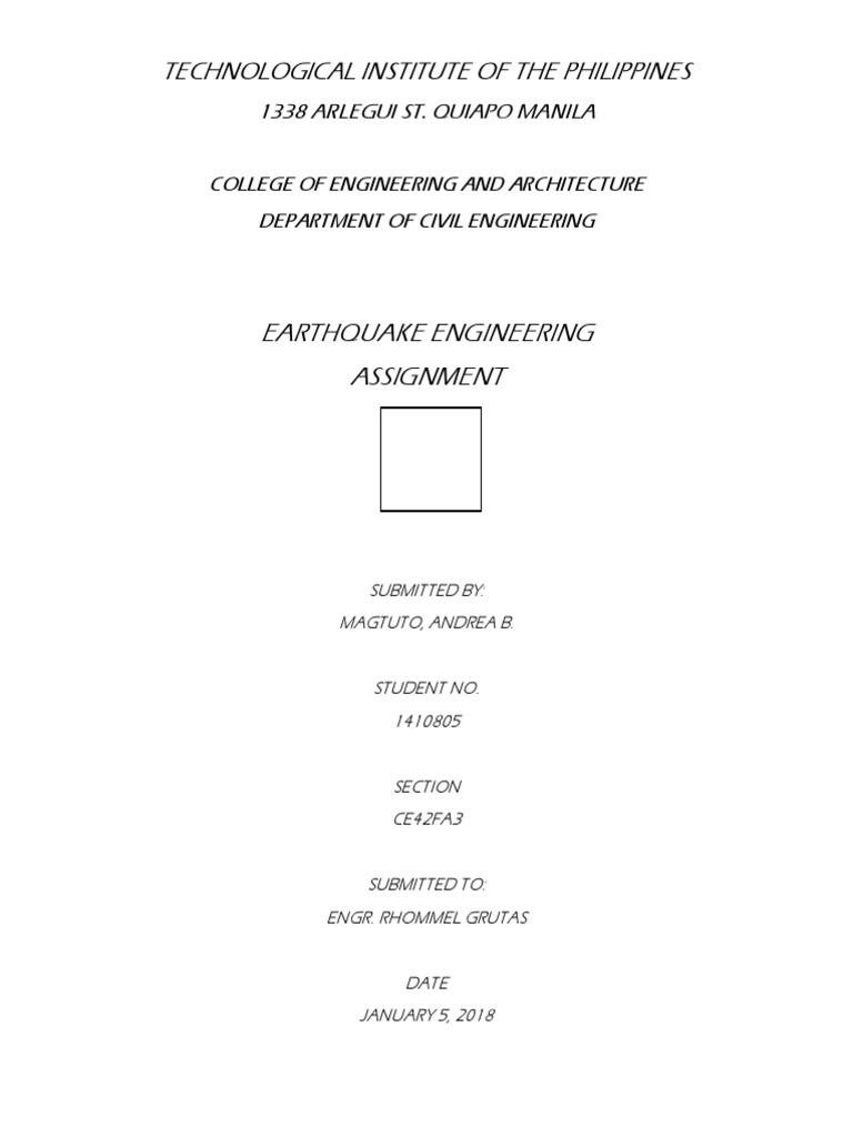 Technological Institute of The Philippines | PDF