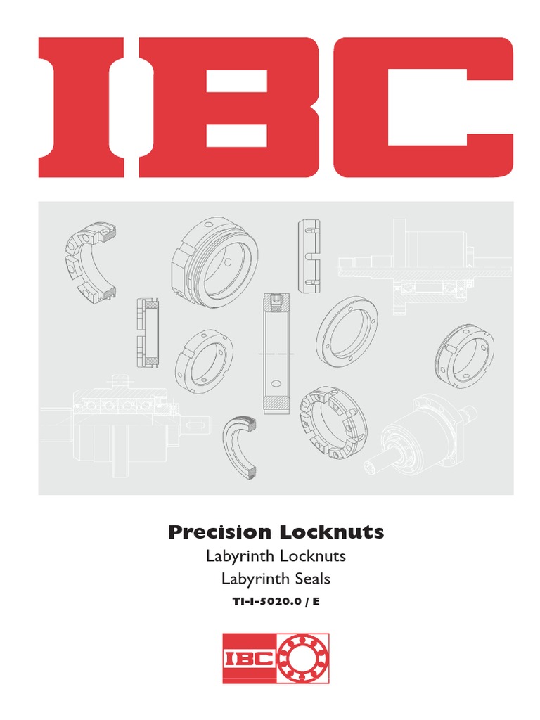 IBC Precision Locknuts | PDF | Bearing (Mechanical) | Screw