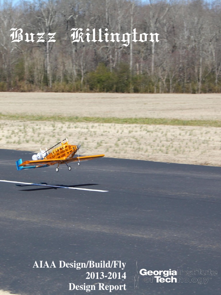 2015DBF Georgia Institute of Technology | PDF | Monoplane | Aircraft