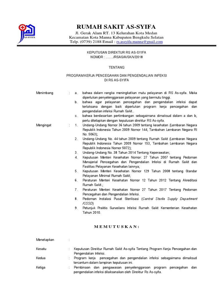 SK Program Kerja PPI | PDF