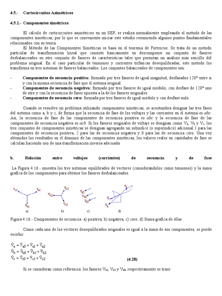 Componentes Simetricas | PDF