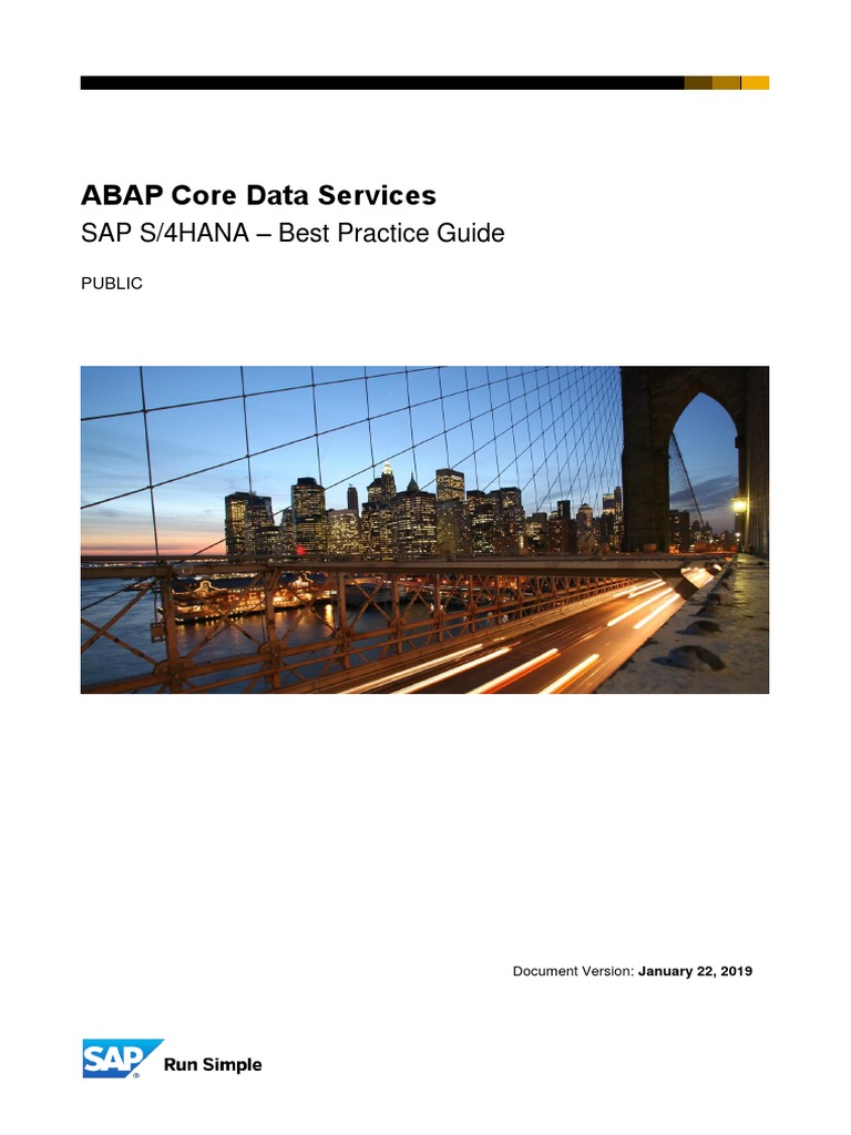 ABAP Core Data Services-887 | PDF | Databases | Sap Se