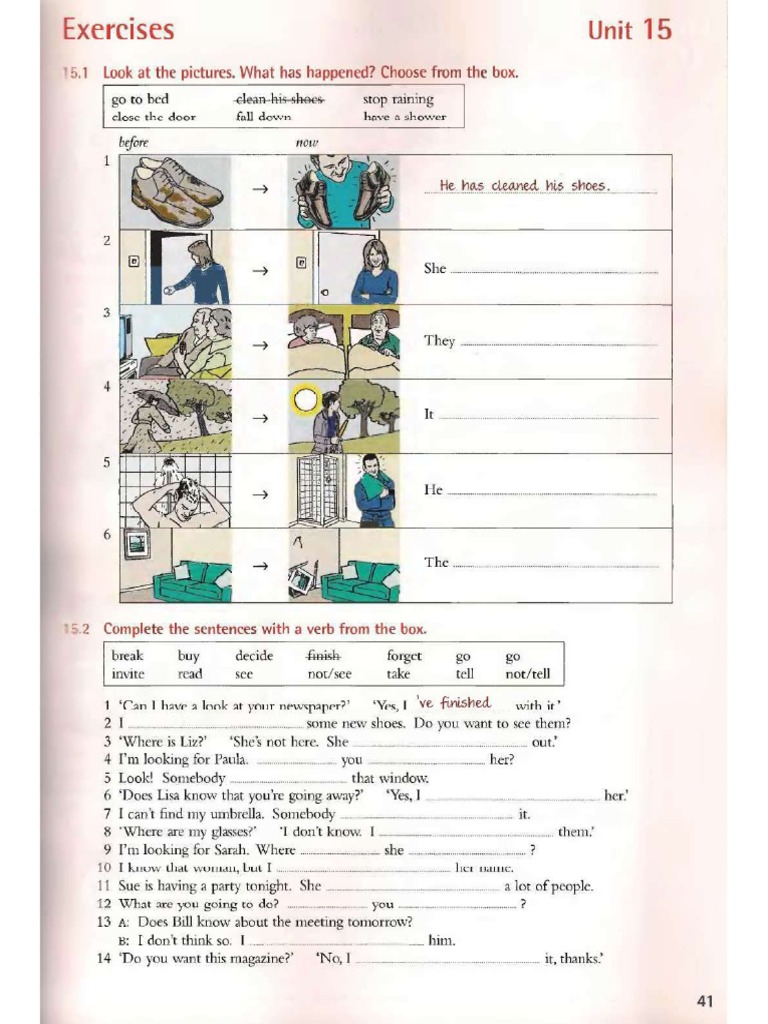 Present Perfect Practice | PDF