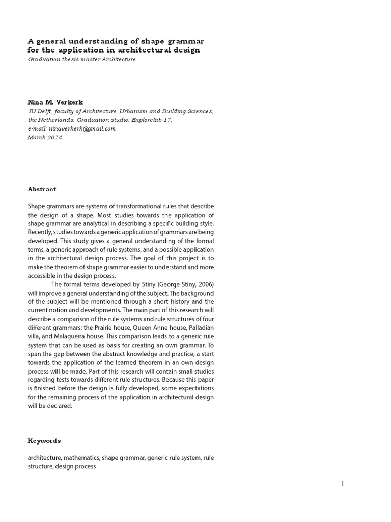 Research Report | PDF | Design | Shape