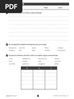 Repaso Tema 3 3º Lengua Savia | PDF