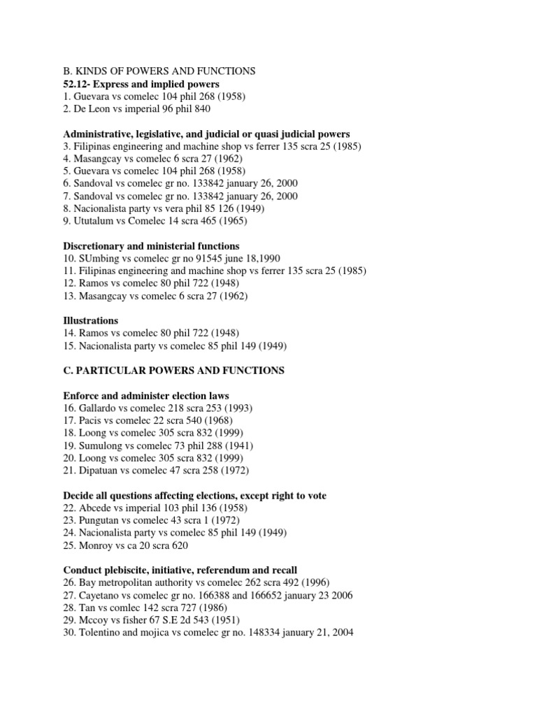 Election Law Syllabus 3 | Download Free PDF | Commission On Elections ...