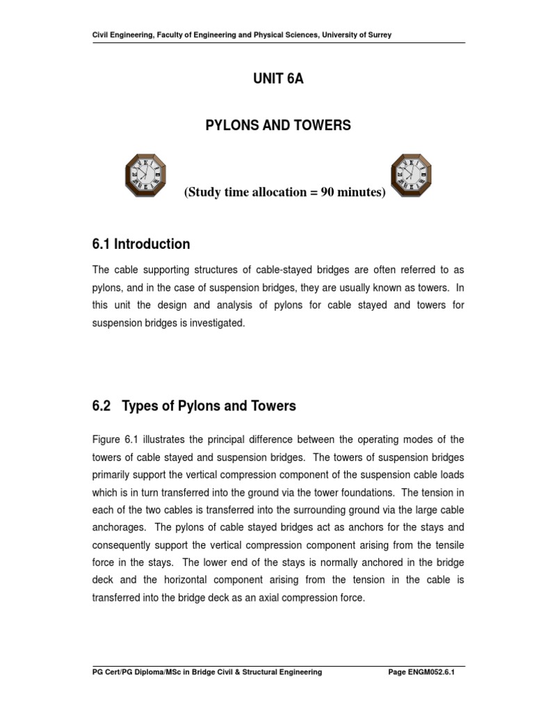 60 Towers Pylons Unit 6A-B 17 | PDF | Civil Engineering | Structural ...