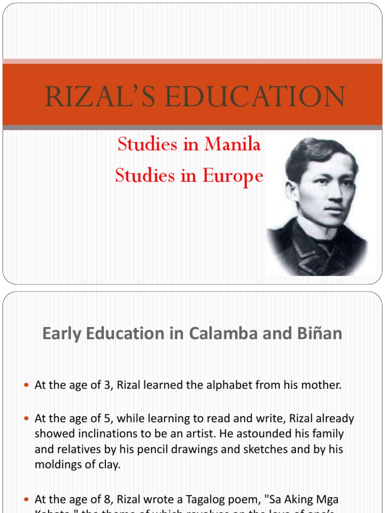 Rizal Education | PDF
