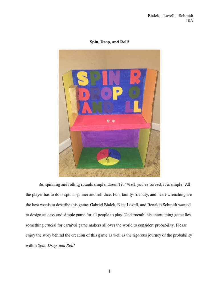 Carnival Game | PDF | Dice | Probability