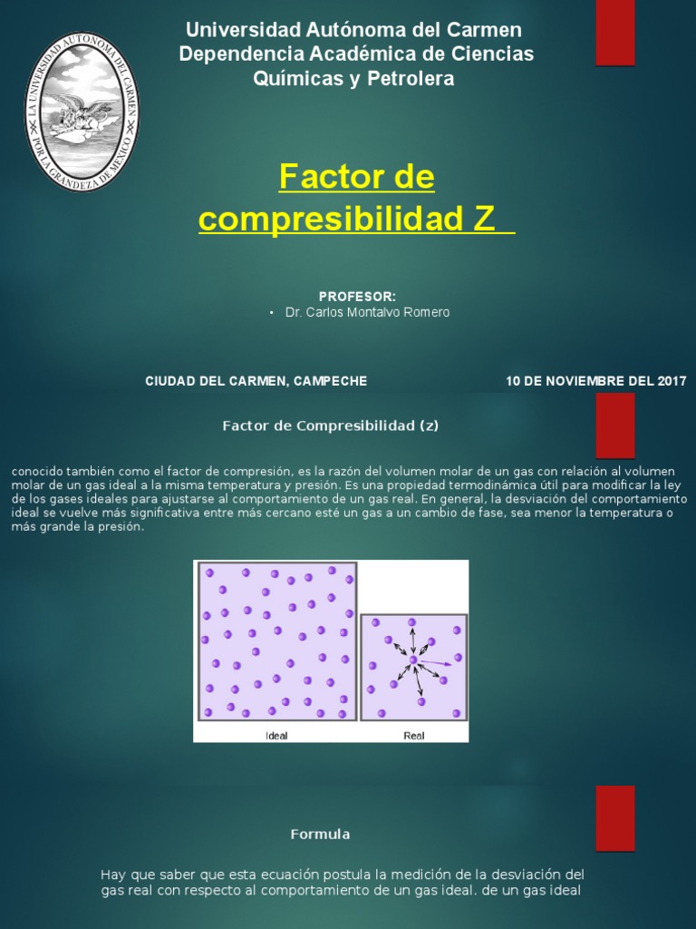 Factor de Compresibilidad Z | PDF