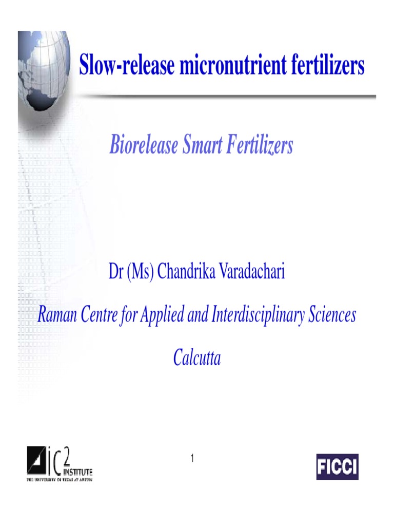 Slow-Release Micronutrient Fertilizers | PDF | Micronutrient | Fertilizer