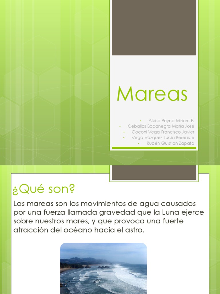 Explicación de Mareas Marinas | PDF | Marea | Luna