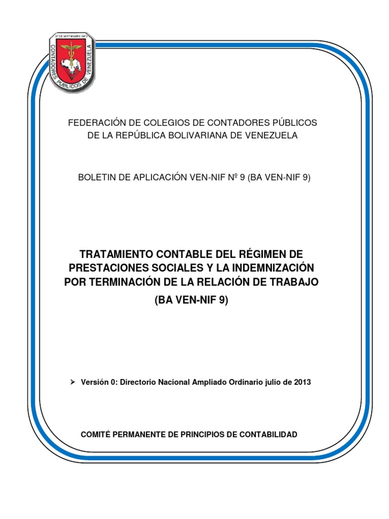 Ba Ven Nif 9 | PDF | normas internacionales de INFORMACION FINANCIERA ...