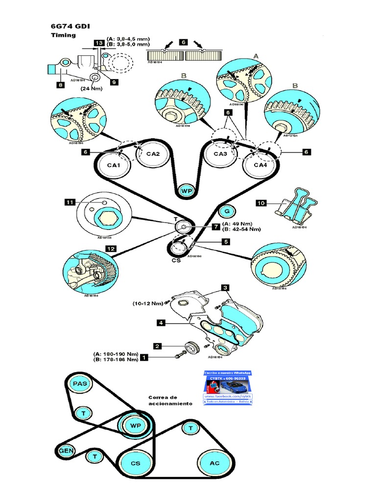 6G74 GDI Timing | PDF