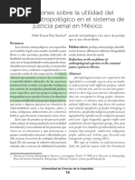 Funciones del Peritaje Antropológico | PDF | Antropología | Conocimiento