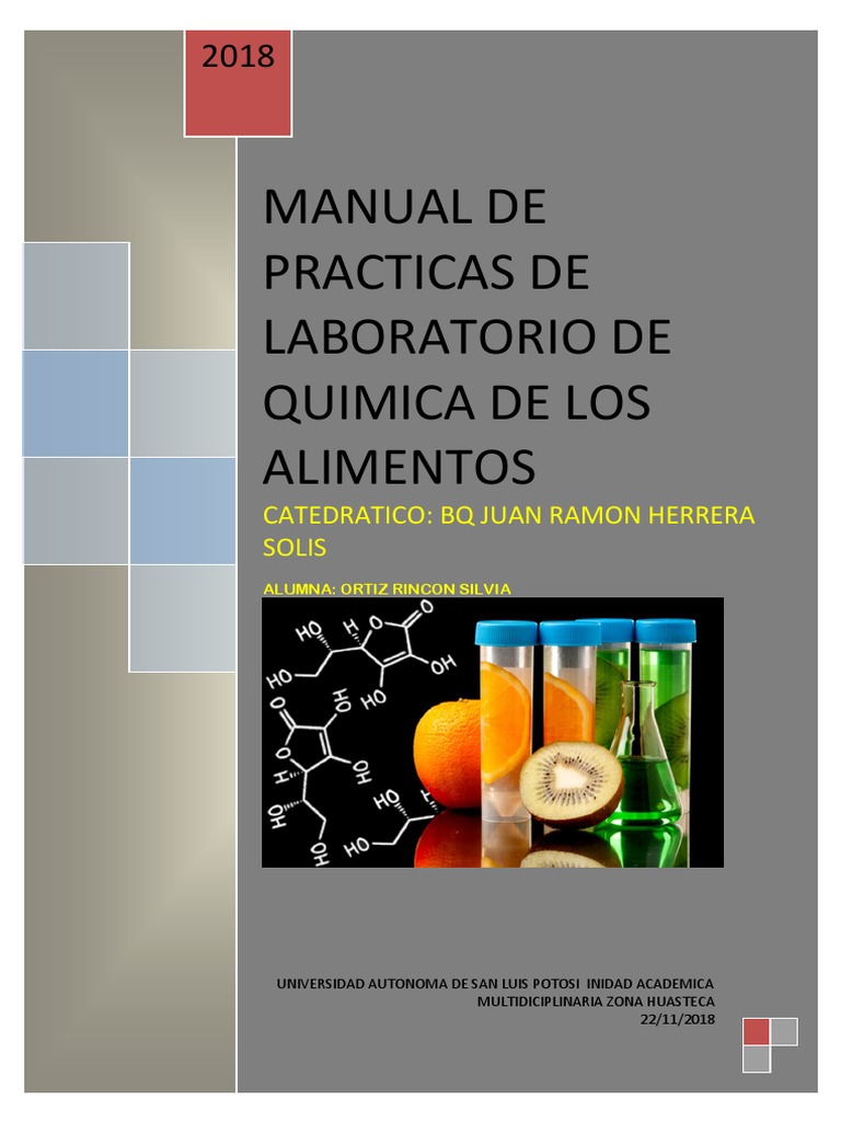Manual de Practicas de Laboratorio | PDF | Almidón | Valoración