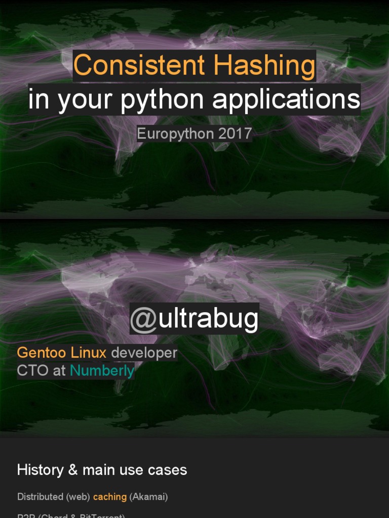Leveraging Consistent Hashing In Your Python Applications Pdf Array Data Structure 2011