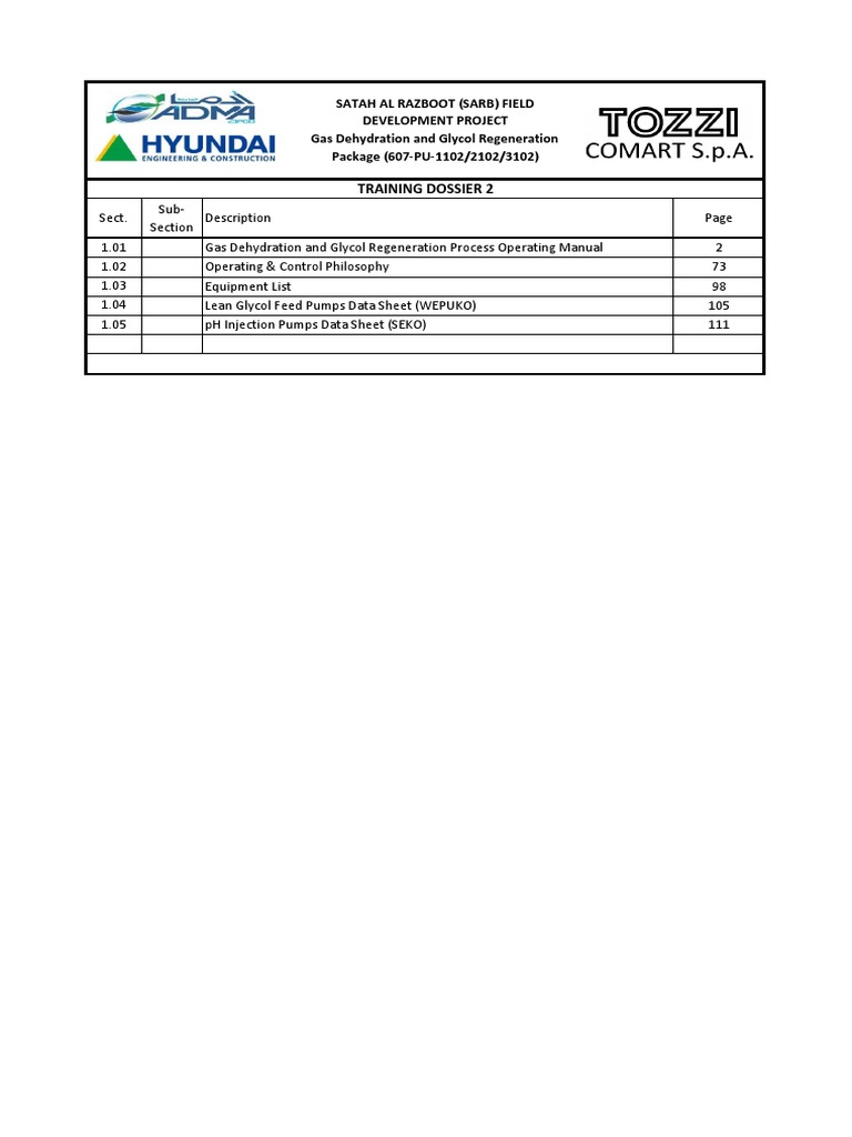 SARB Documentation Training Dossier 2 (A4) | PDF | Toxicity | Valve