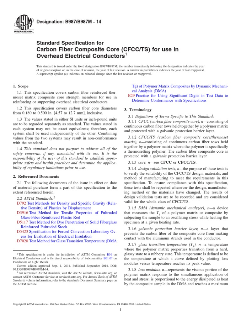 ASTM B987 1424135-1 - Published Version | PDF | Composite Material ...