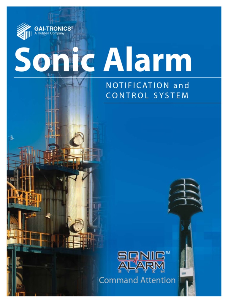 Sonic Alarm: Notification and Control System | PDF | Scada | Systems ...