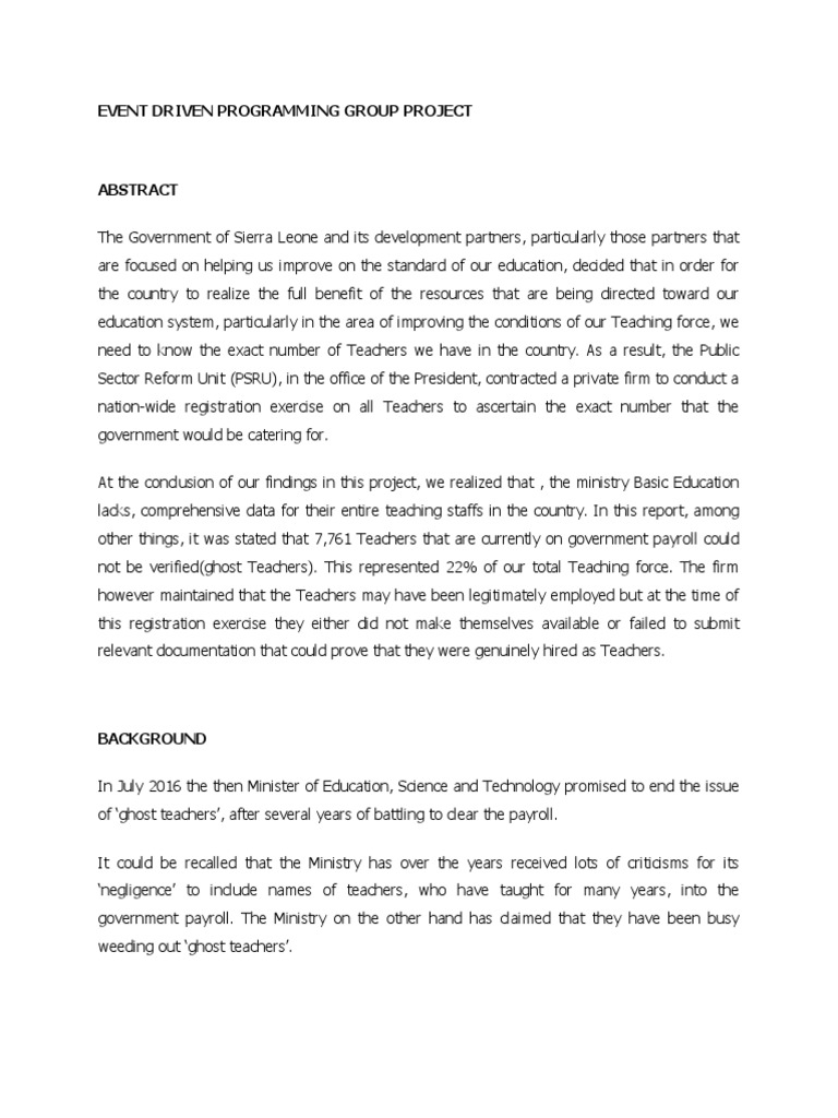 Event Driven Programming Assignment | PDF | Software Development | System