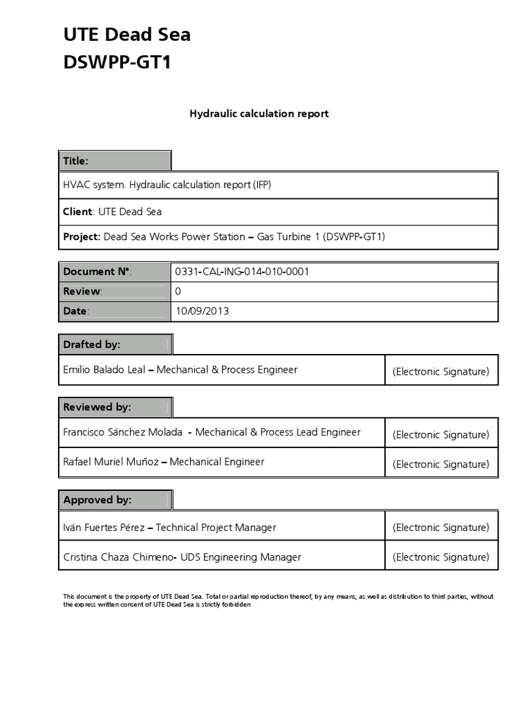 0331-CAL-ING-014-010-0001 - R0 - HVAC System - Hydraulic - Calculation ...