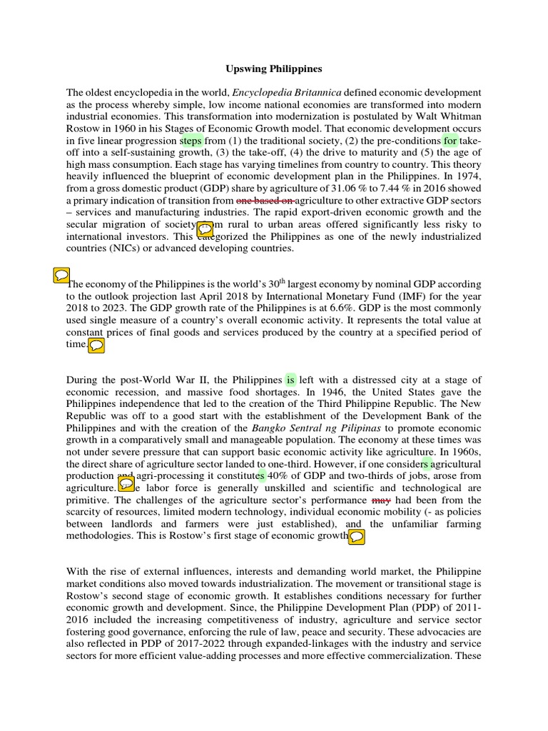 Malolot VillalonC Assignment1 | PDF | Economic Development | Economic Growth