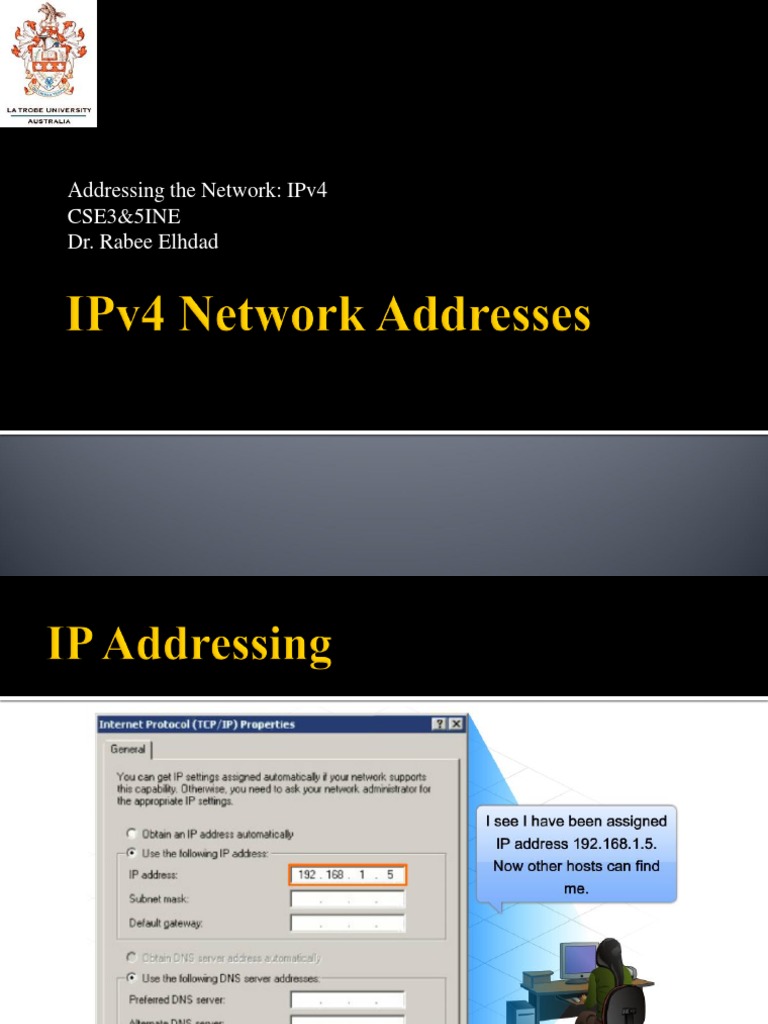 Lecture 2 - IPv4 Network Addresses Subnetting | PDF | Ip Address ...