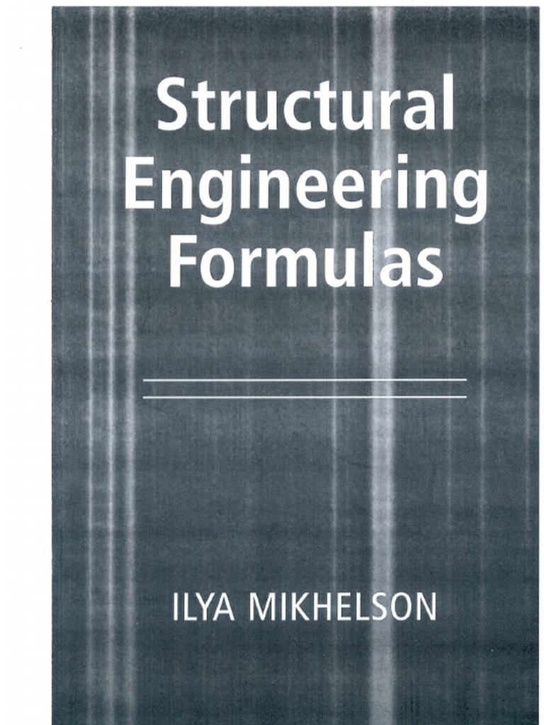 Structural Engineering Formulas PDF | PDF