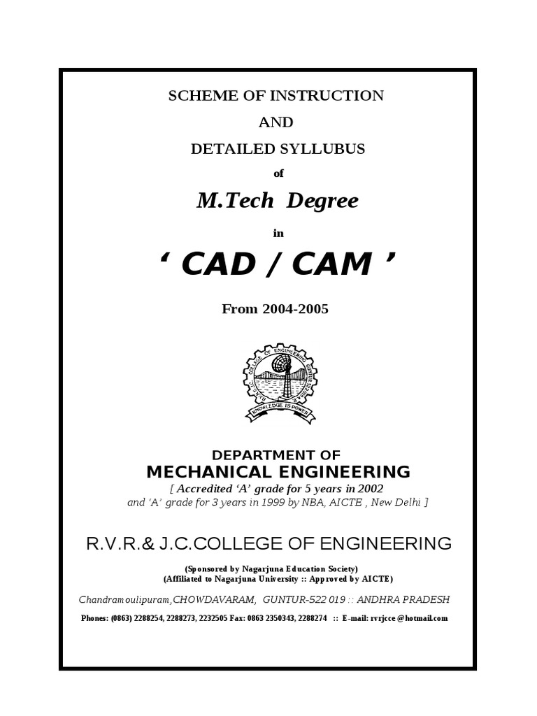 Me Mtech Syllabus | PDF | Mathematical Optimization | Numerical Control Me Mtech Syllabus | PDF | Mathematical Optimization | Numerical Control