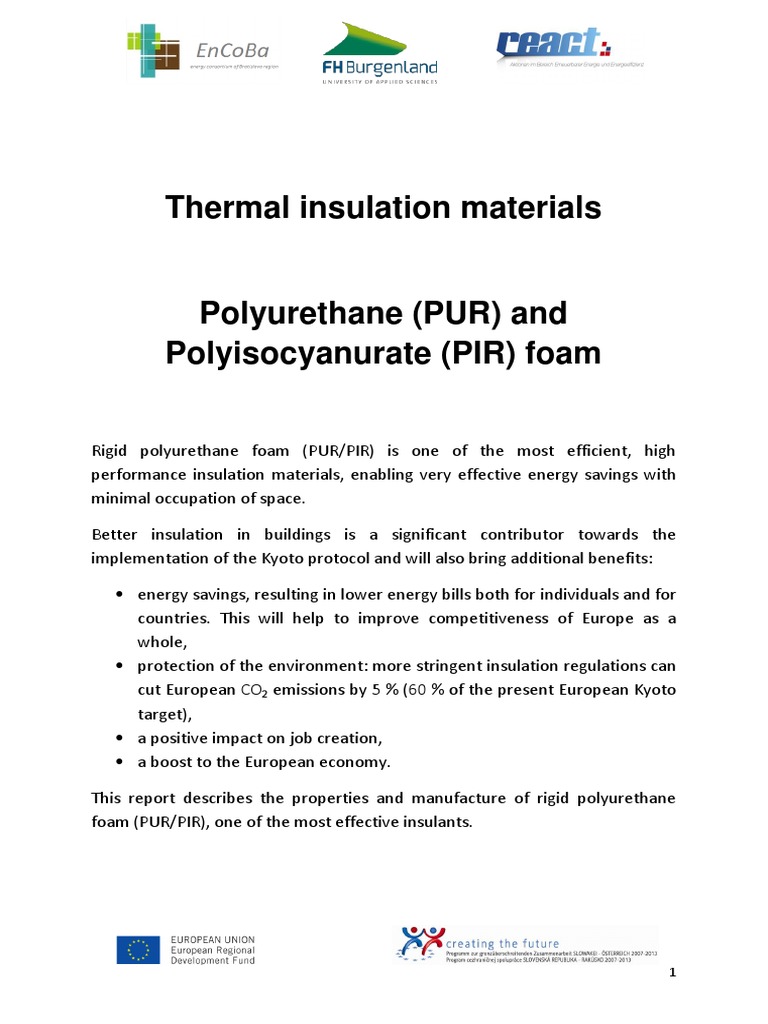 PUR Insulation Article PDF | Download Free PDF | Building Insulation ...