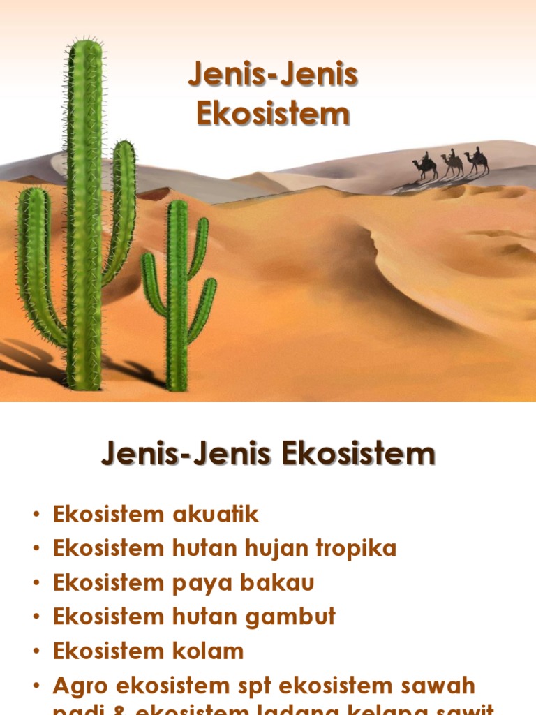 Jenis Ekosistem | PDF