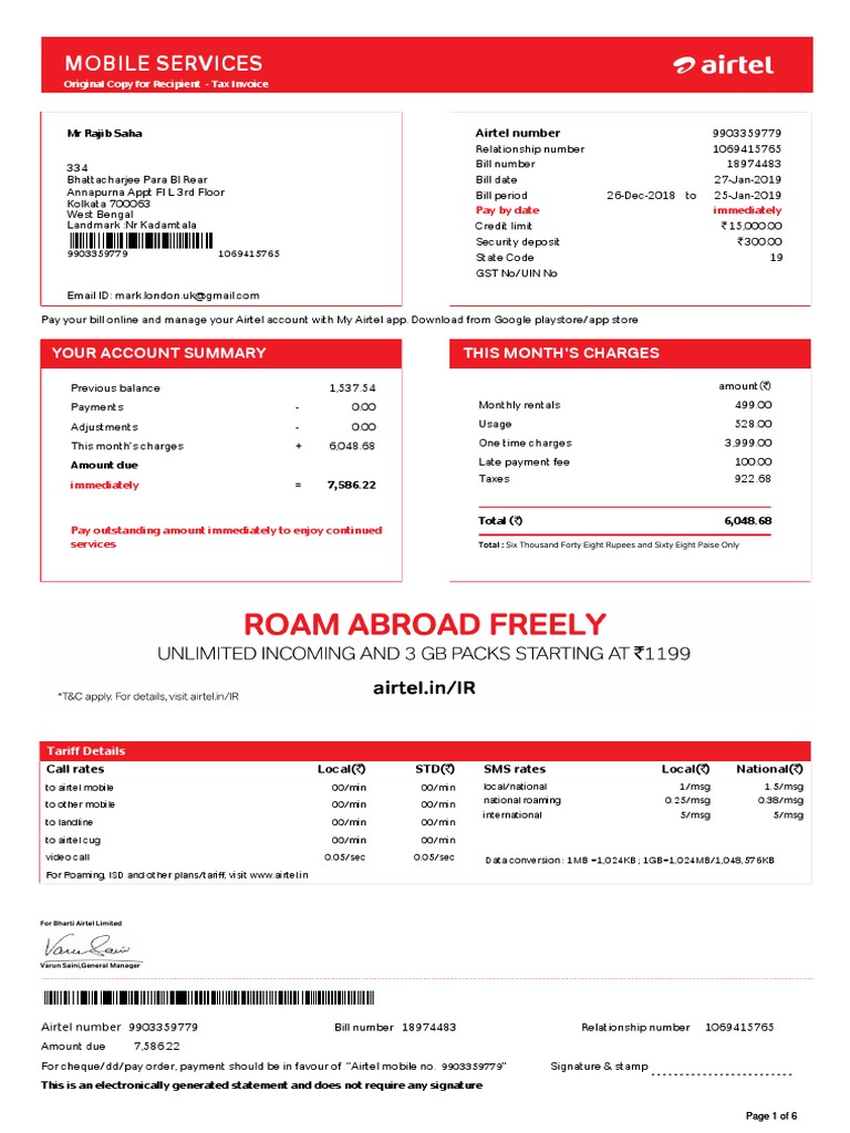 Mobile Challenges and Management | PDF | Invoice | Payments